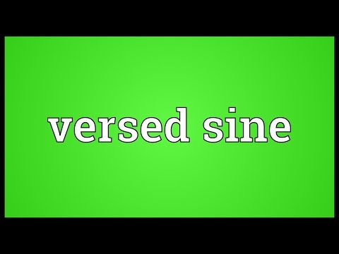 Versed sine Meaning