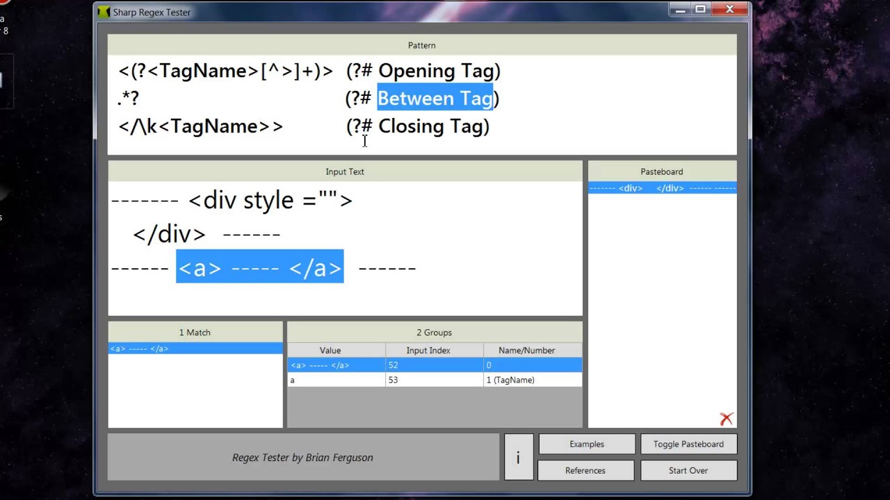 .NET Regex - Backreferences