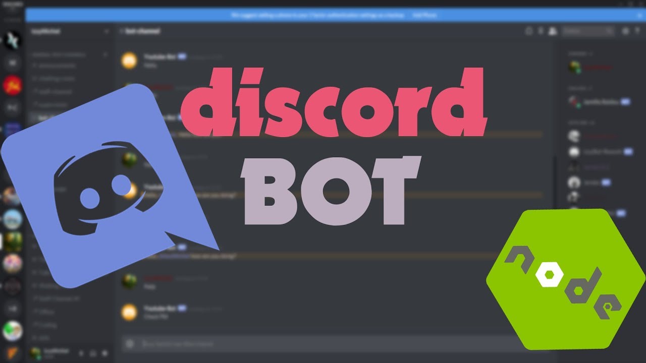 How to make a Discord Bot | Tutorial 1 (setup)