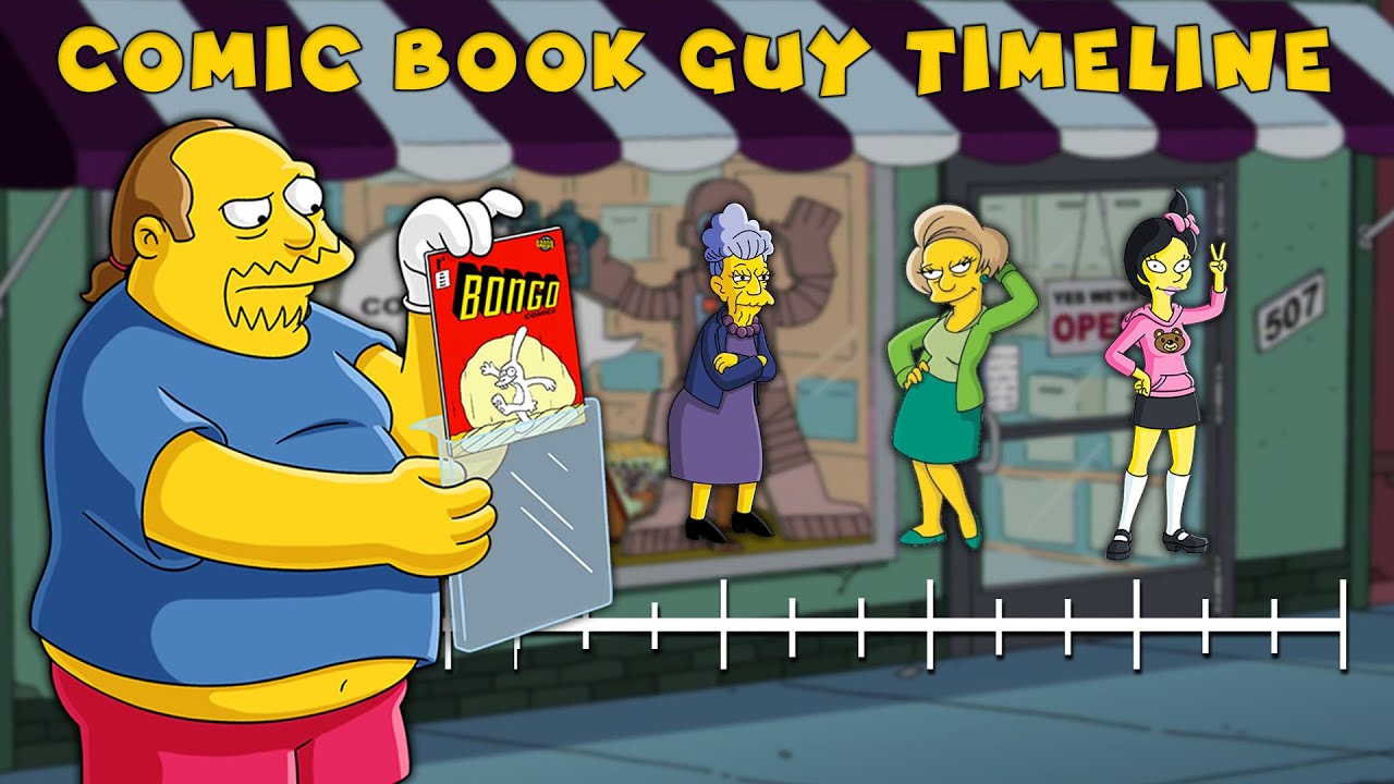 The Complete Comic Book Guy Timeline