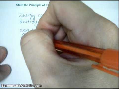 conservation of energy definition