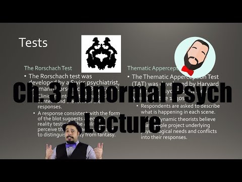 Abnormal Psychology Chapter 3 Lecture