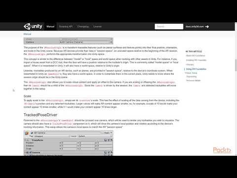 Learn Hands On Augmented Reality AR Foundation API in depth | packtpub com - Mind Luster