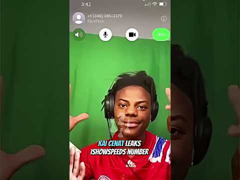 Kai Cenat Leaks IShowSpeeds Number