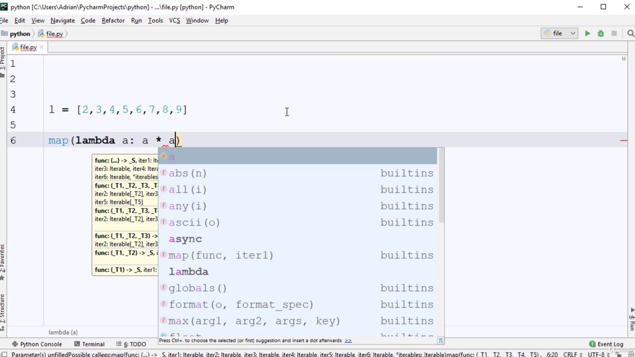 #63 Lambda map | Lambda | Python Tutorial for Beginners