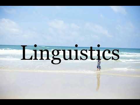 How To Pronounce Linguistics🌈🌈🌈🌈🌈🌈Pronunciation Of Linguistics