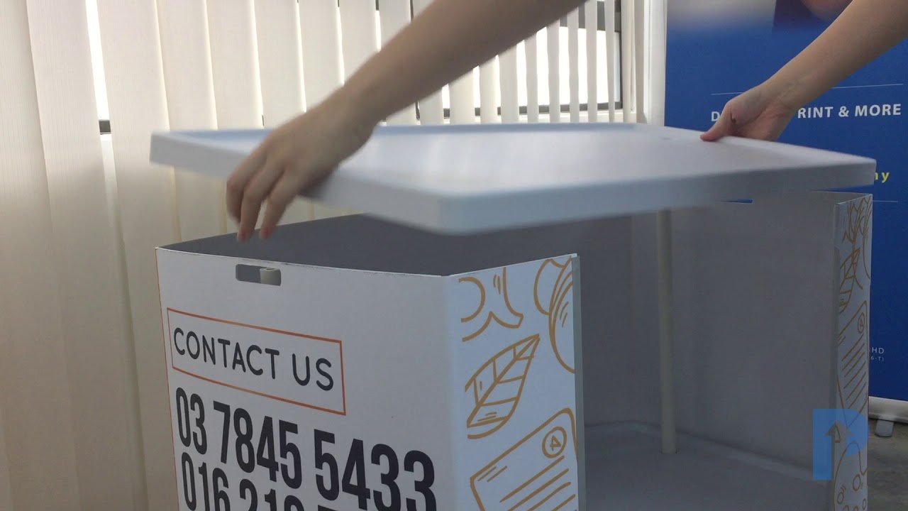 HOW TO GUIDE: PVC Promotion Counter