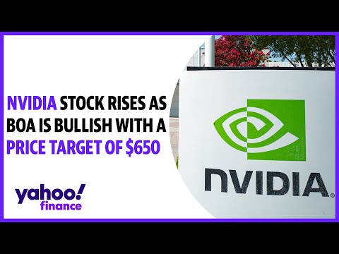Nvidia stocks rises as Bank of America gets bullish with a price target of $650