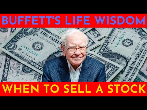 When Should You Sell a Stock! (see when). Warren Buffett wise words.