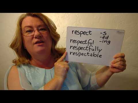 Latin root SPECT respect