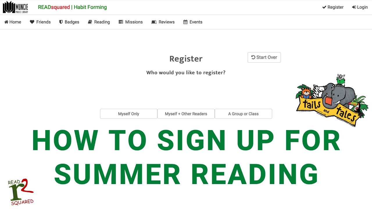 Signing Up for READsquared! - How to Use READsquared Tutorial