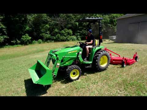 96” FINISH MOWER WORKS ON A 25HP TRACTOR? John Deere 3025e