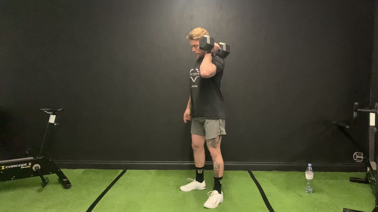 Single-arm Front Rack Squat 1/2