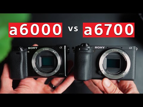 Sony A6000 vs A6700 (ILCE6000B)