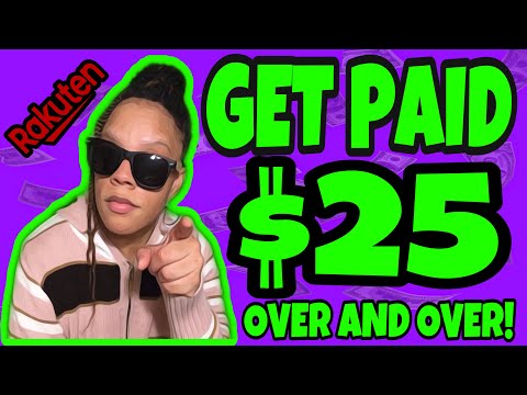 GET PAID $25 OVER & OVER AGAIN with Rakuten | Rakuten $25 Referral Bonus (UNLIMITED BONUSES)
