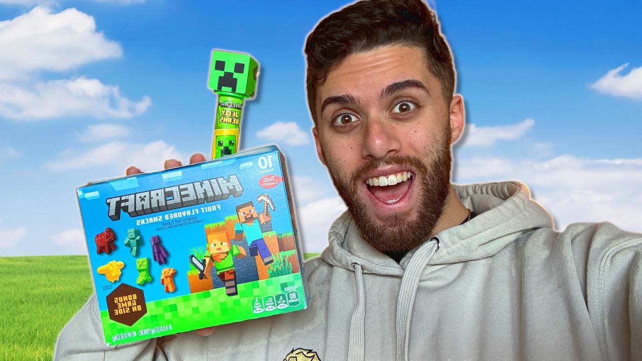 I Tried VIRAL MINECRAFT FOODS In Real Life!