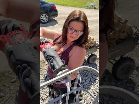 Best EVER IBC Tote For Firewood! #howto #awesome #shorts