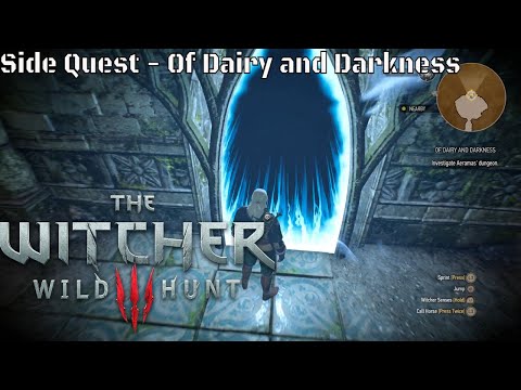 Witcher 3 Side Quest - Of Dairy and Darkness (PS4)