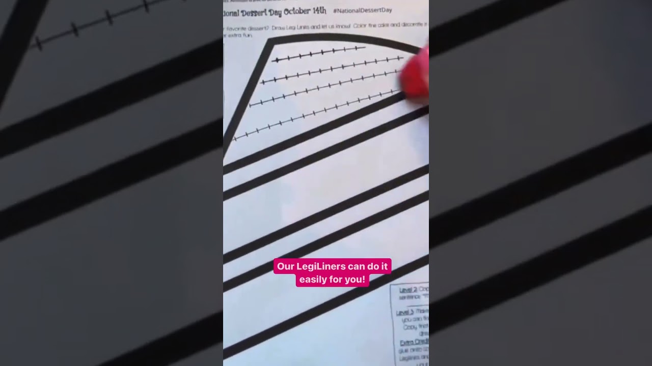 Check out this close up of one of the worksheets featured in our “Worksheet Wednesday”   With our Le