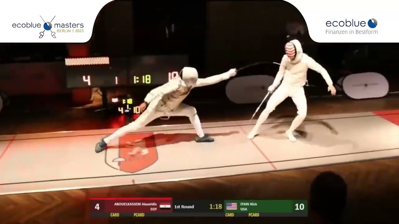 Ecoblue Masters 2023 SMF - L8 - Alaaeldin Abouelkassem EGY v Nick Itkin USA