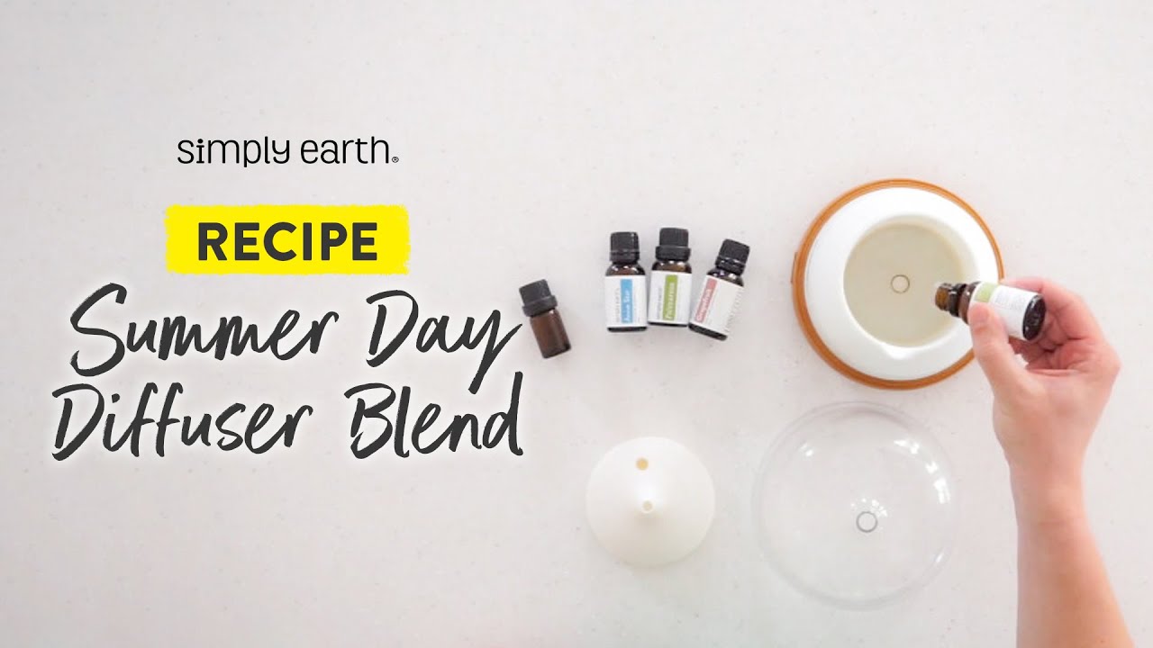 Perfect Summer Day Essential Oil Diffuser Blend Recipe