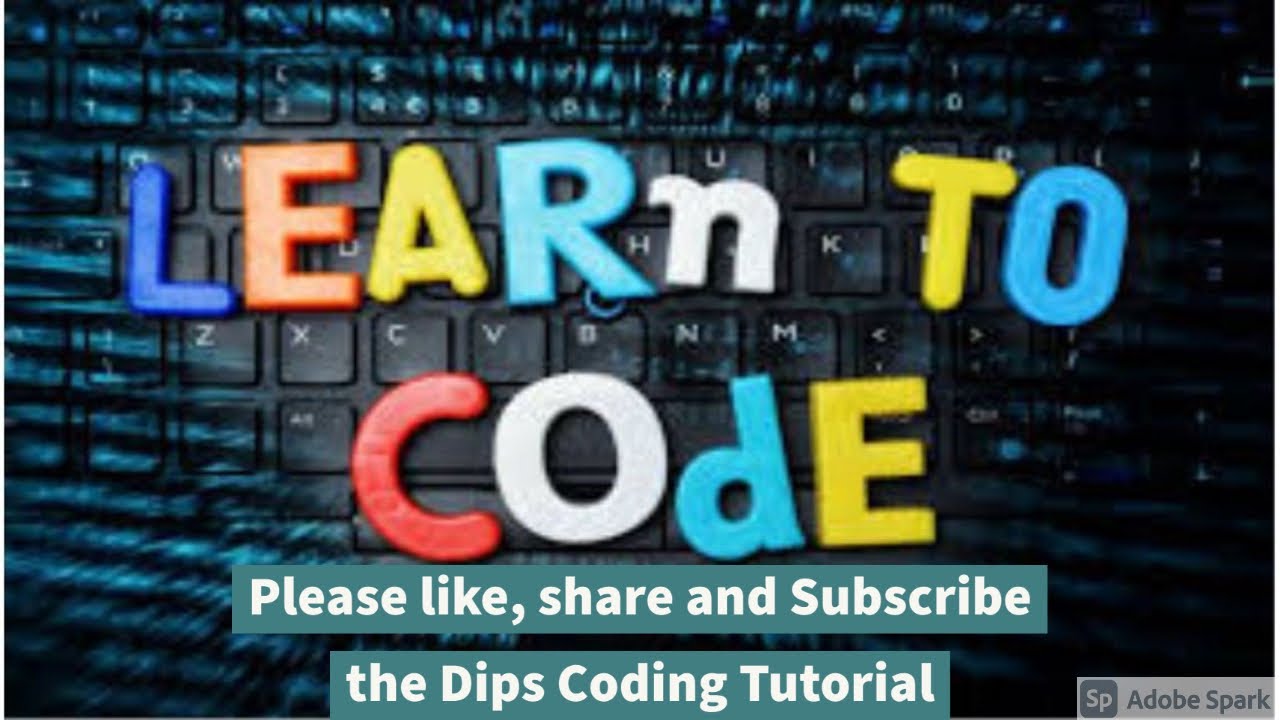 Dips Coding Tutorials||How to write first JavaScript program?|| Write your first JavaScript Code #02