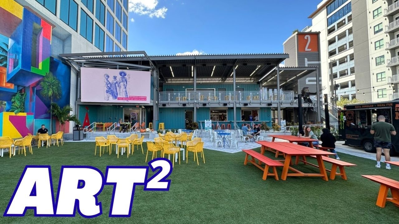 Art² in Downtown Orlando | Urban Park with Food, Drinks & Local Art