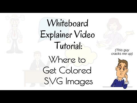 Whiteboard Explainer Video Tutorial: Where to Get Colored SVG Images