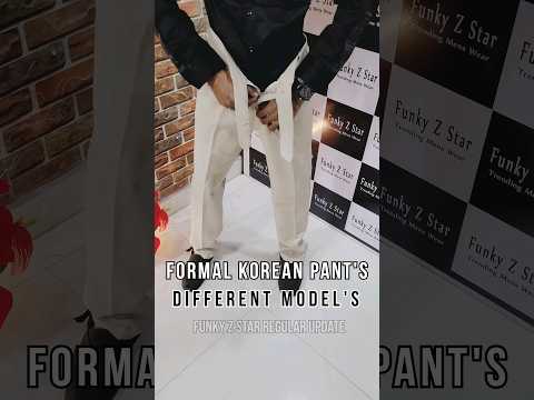 💓 Just - 480/- 🤯Formal Korean Pant's Different Model Size 28 to 36 5 Colour's #shots #video #fashion