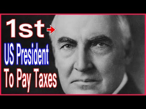 This Day In History March 14, 1923, 1st US President To Pay Taxes