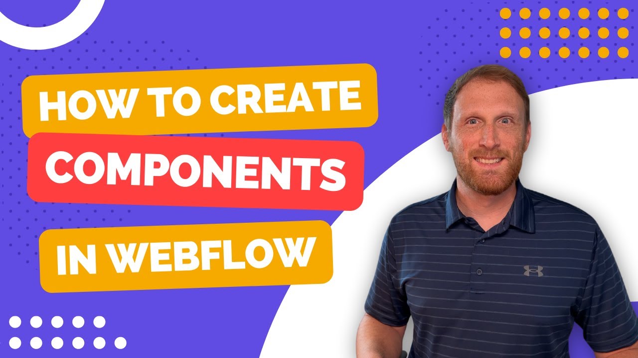 How to create components in Webflow