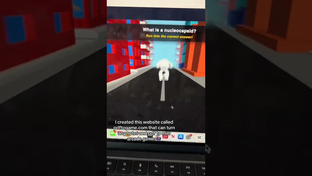 I just made a website called pdftogame.com that can turn any pdf to games! #exam #study #student #ai