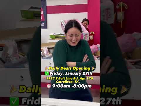 🎉Grand opening in Dallas!🎉