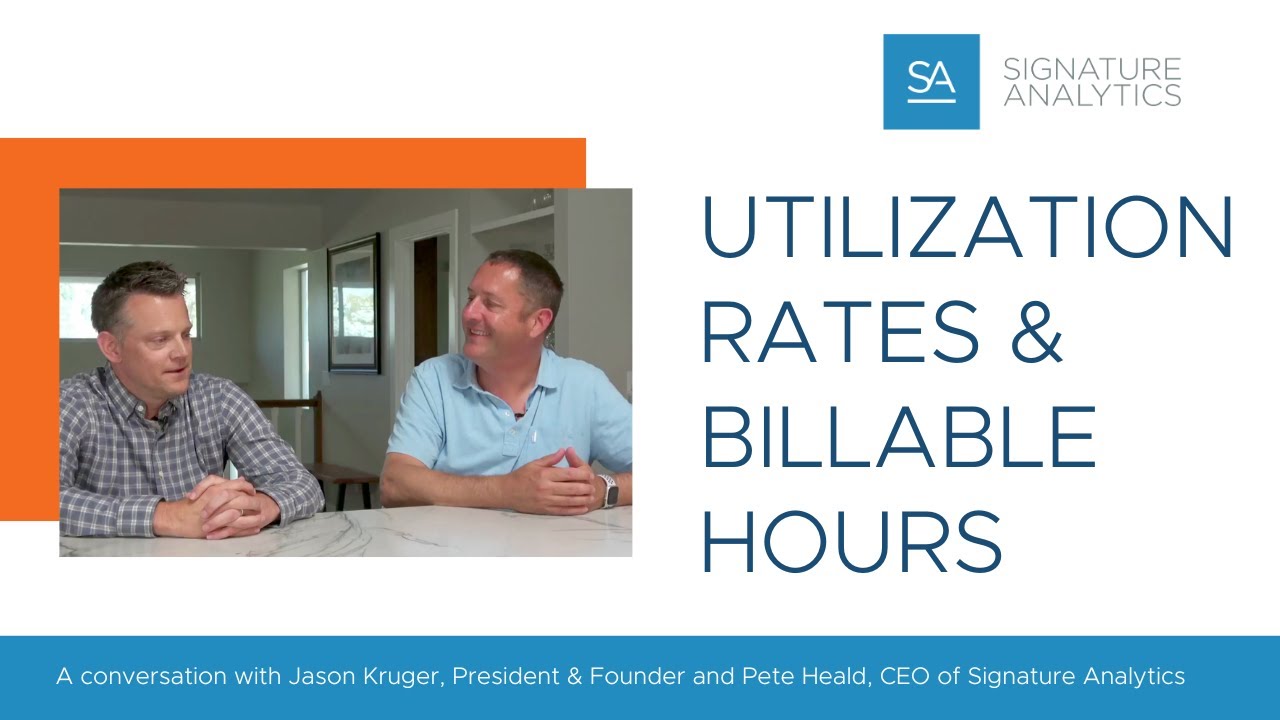 Professional Services: The Importance of Utilization Rates and Billable Hours