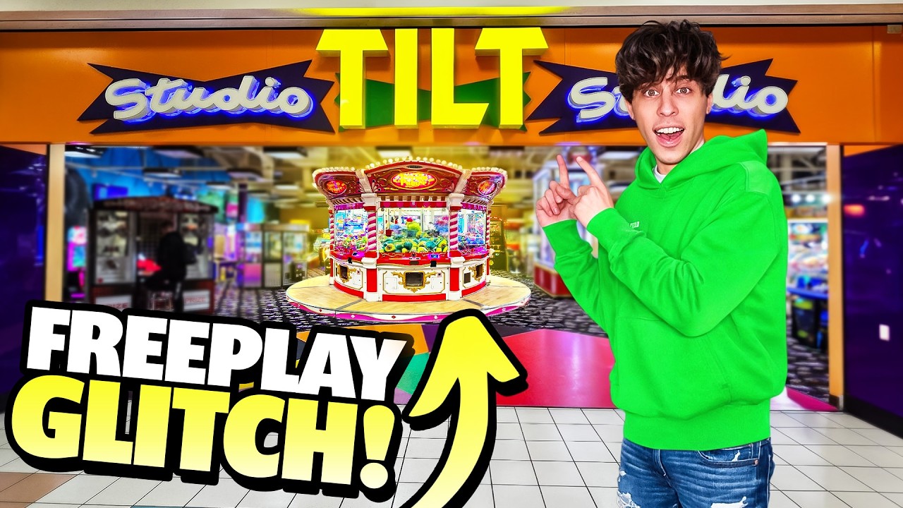 I Found A Claw Machine With UNLIMITED Free Plays!