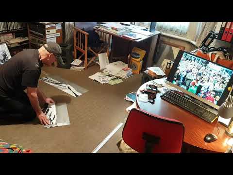 Assembling a large black & white picture of Man Tor. | Alan Lodge's Blog