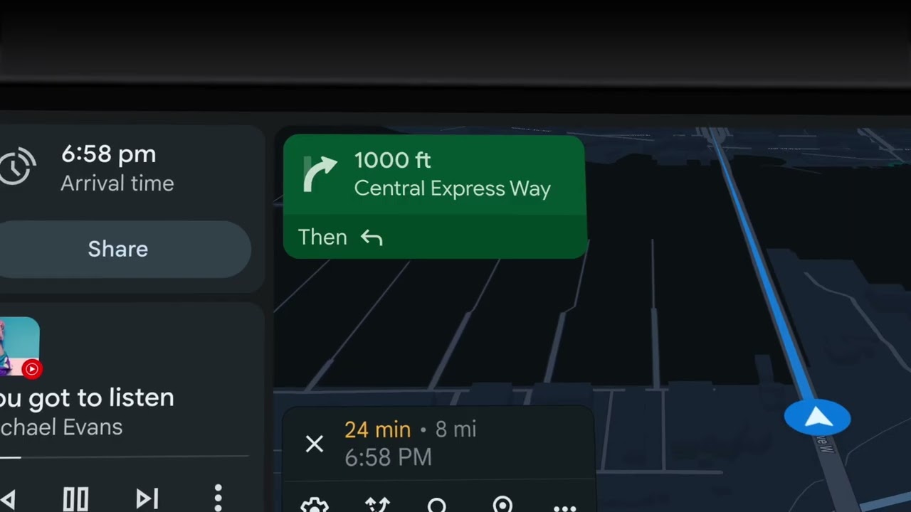 Android Auto redesign is made for safe multitasking