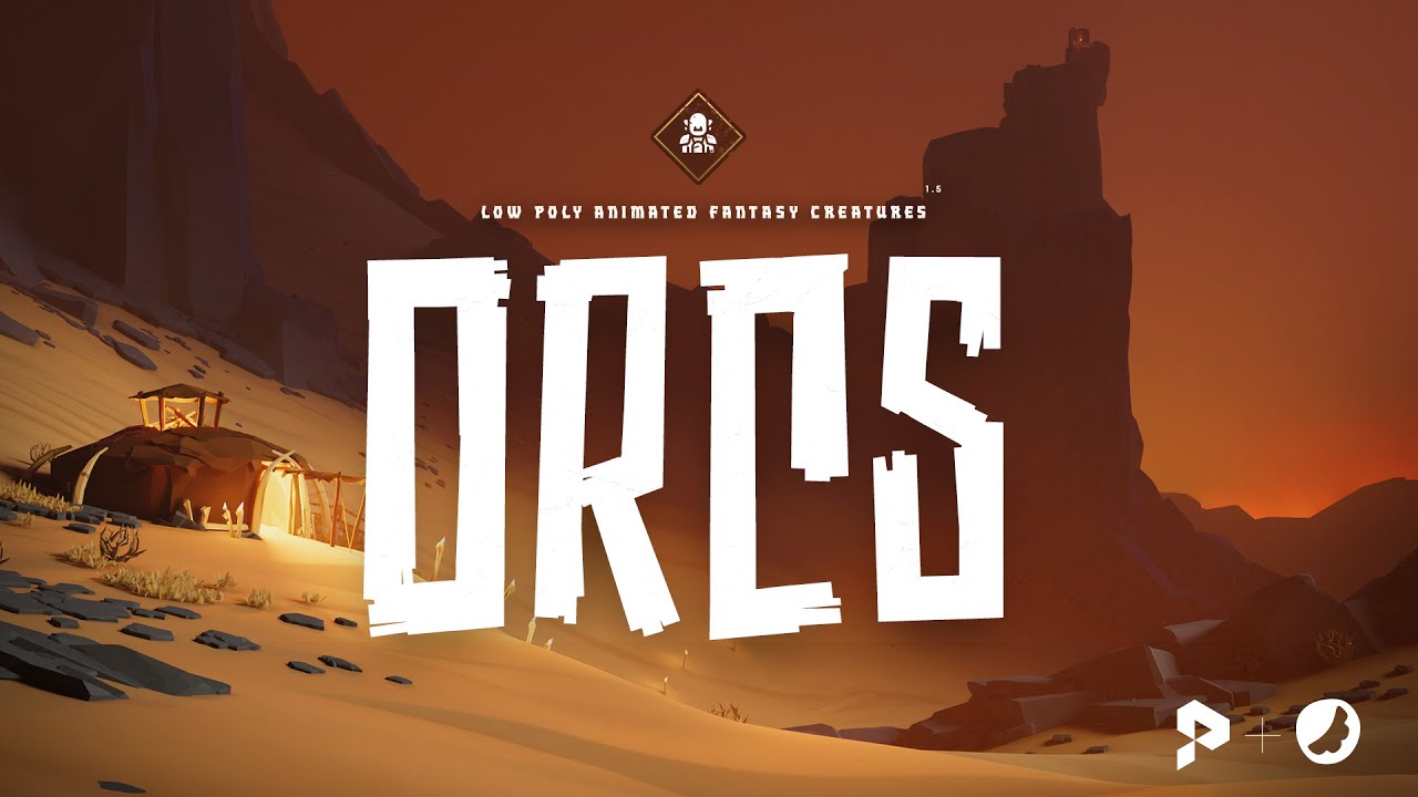 Low Poly Animated Fantasy Creatures: Orcs