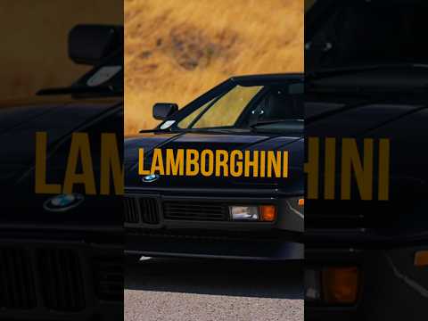 This BMW is actual a Lamborghini