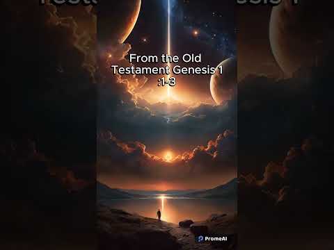 The Creation Story: From Darkness to Light (Genesis 1:1-3) #Bible #CreationStory #Genesis #God