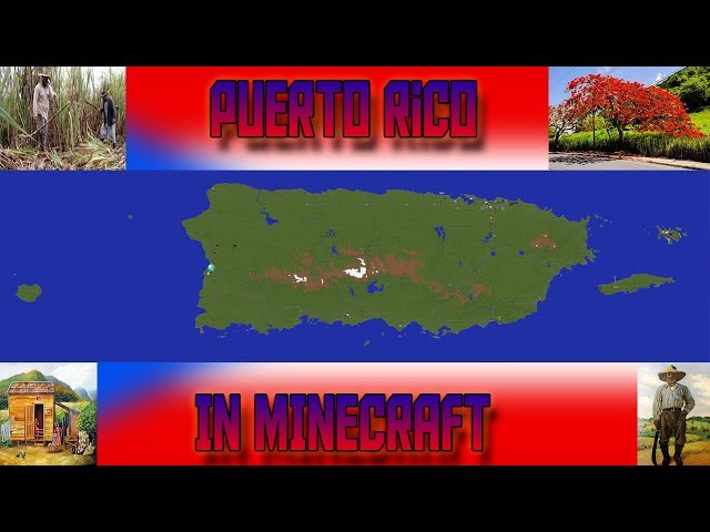 Puerto Rico Realism Project (Scale 1:5)!!!! PR en Minecraft Minecraft Map