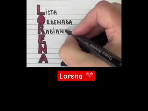Significado del nombre LORENA #nombre #significado #lorena
