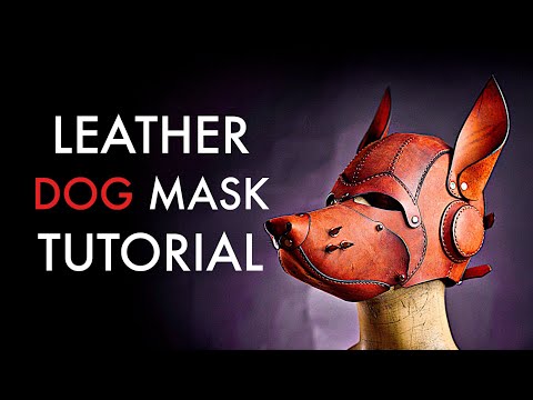 Leather Dog Mask - Tutorial and Pattern Download