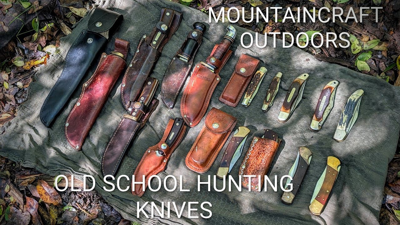 Old School Hunting Knives