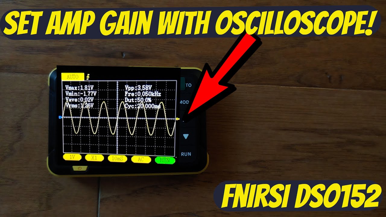 How To Set Amplifier Gain with Oscilloscope for Car Audio ft FNIRSI DSO152!