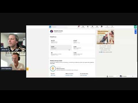 Linkedin Tear Down Podcast with James Ski & Vovik Tsybulskyi