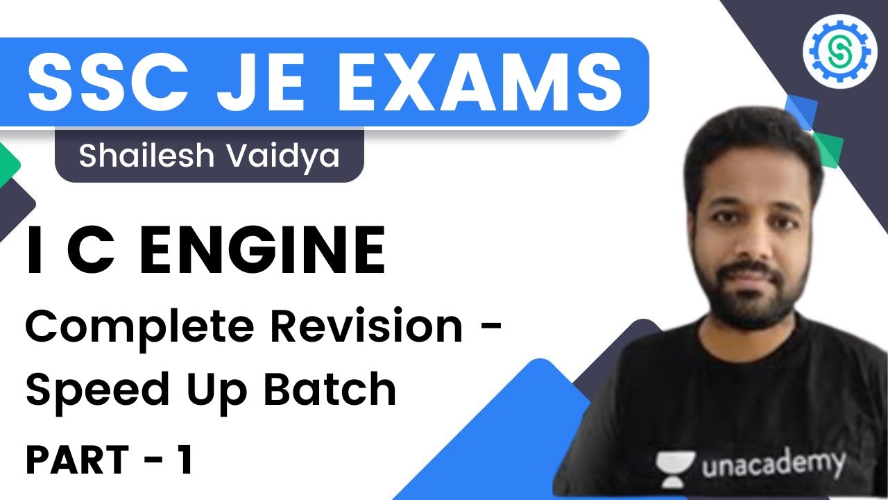 I C Engine Part - 1 | Complete Revision - Speed Up Batch | Fluid Mechanics | Shailesh Vaidya