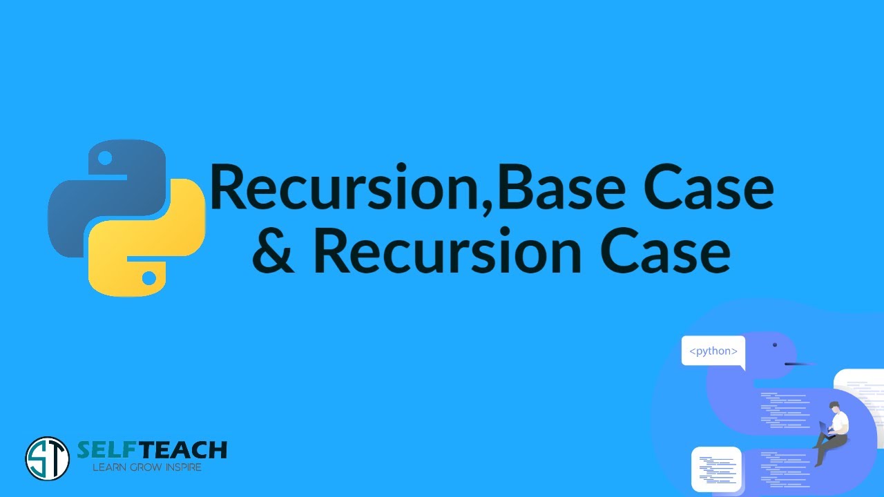 Recursion , base case and recursive case | Python class 12 | Chapter 5 #5.1