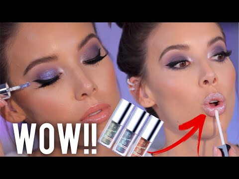 HOLO EYES AND LIPS?!...SO SPARKLY!