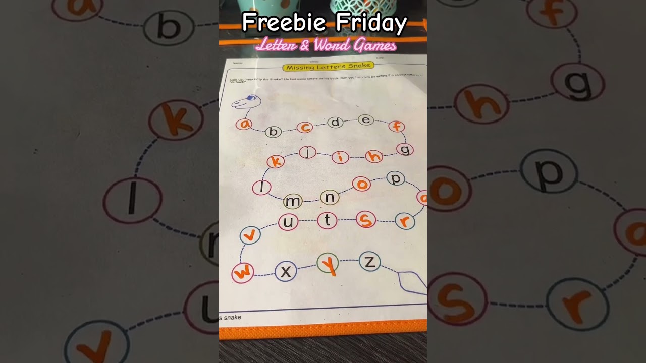Freebie Friday: Reading Games #scienceofreading #teachers #phonics #learntoread #alphabet #edu